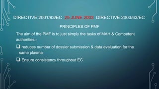 plasma master file in European countries and requirements in letter of ...