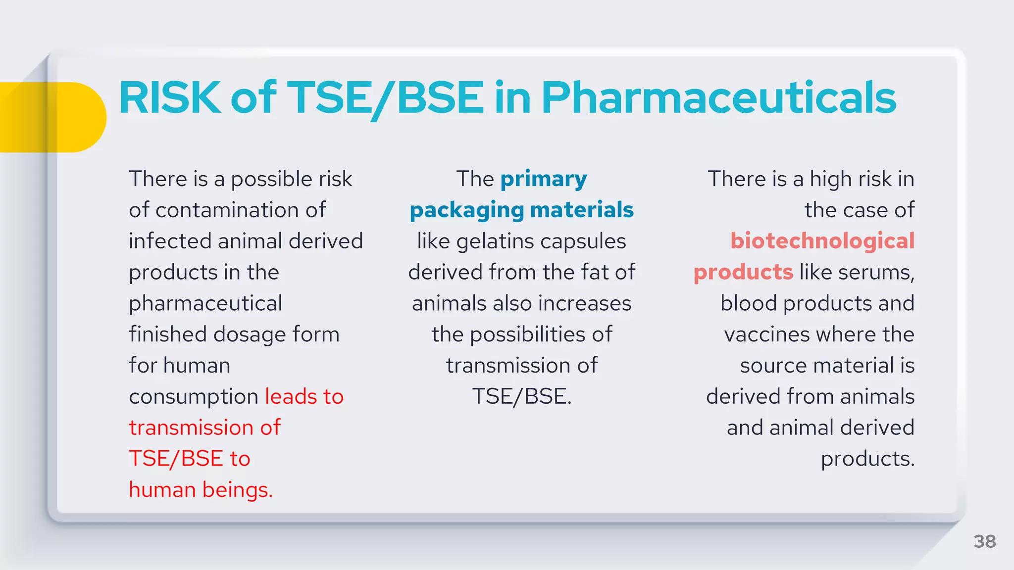 Plasma drug file and TSE/ BSE evaluation | PPTX