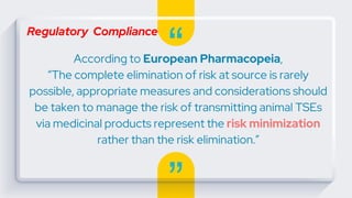 Plasma drug file and TSE/ BSE evaluation | PPTX