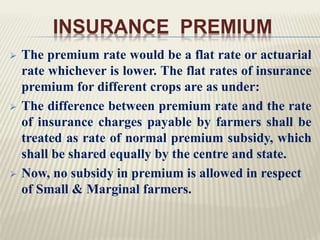 Pradhan Mantri Fasal Bima Yojana | PDF