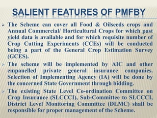 Pradhan Mantri Fasal Bima Yojana | PDF