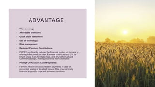 PMFBY , Pradhan Mantri Fasal bima yojna | PPTX