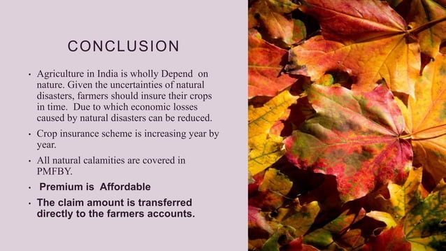 PMFBY , Pradhan Mantri Fasal bima yojna | PPTX