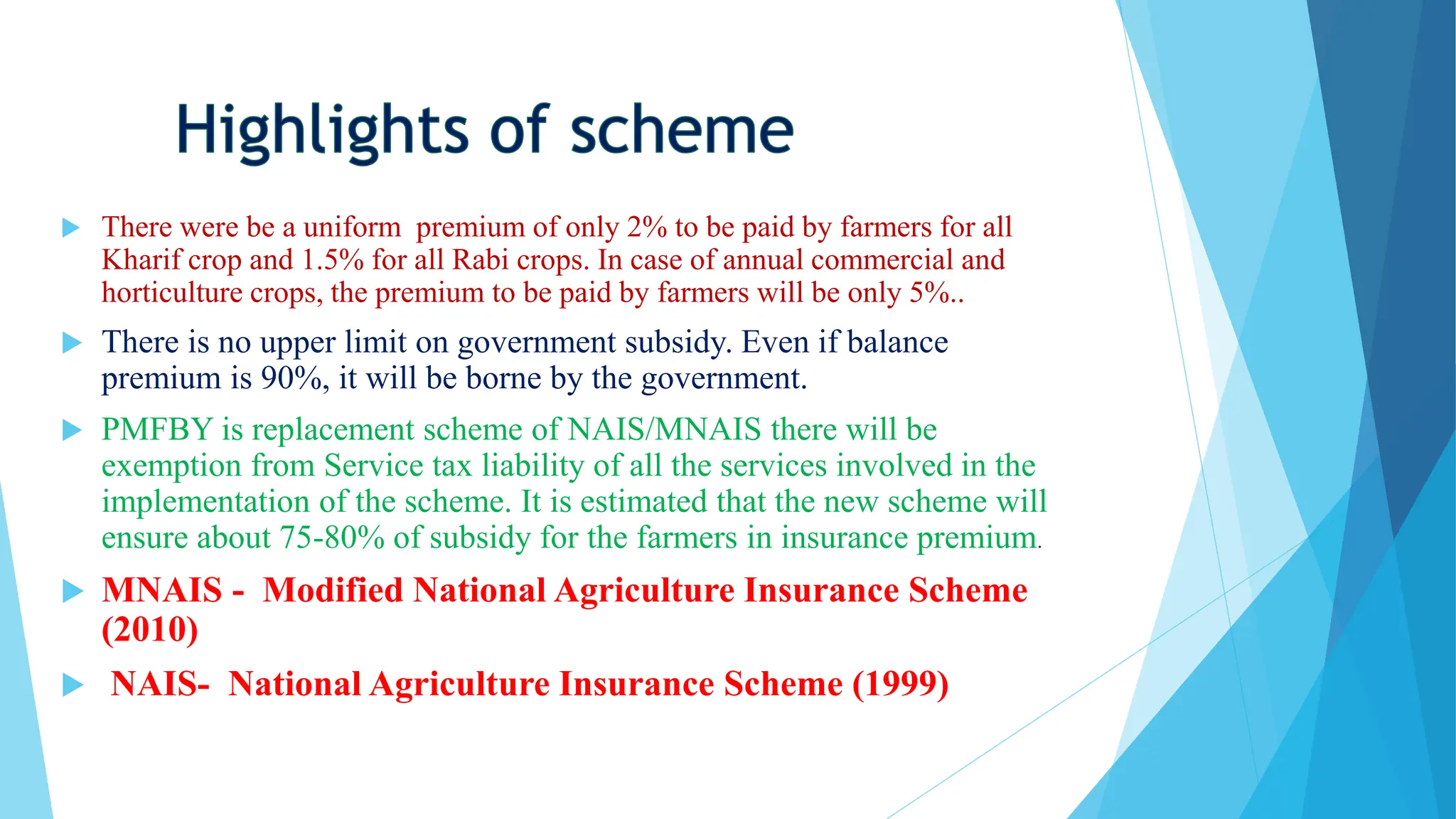 PMFBY ( pm fasal bima yojana) PPT psl.pptx