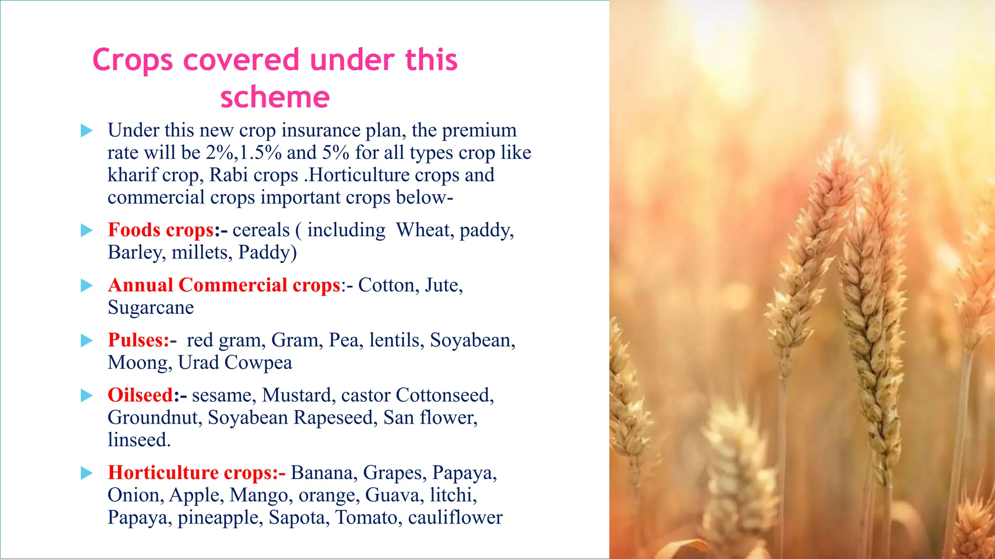 PMFBY ( pm fasal bima yojana) PPT psl.pptx