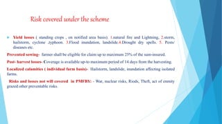PMFBY ( pm fasal bima yojana) PPT psl.pptx