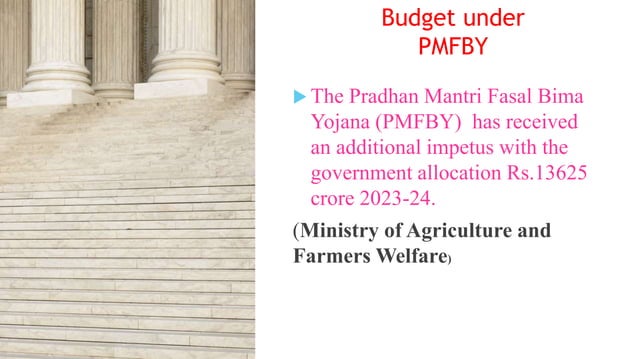 PMFBY ( pm fasal bima yojana) PPT psl.pptx | Motor Insurance | Insurance