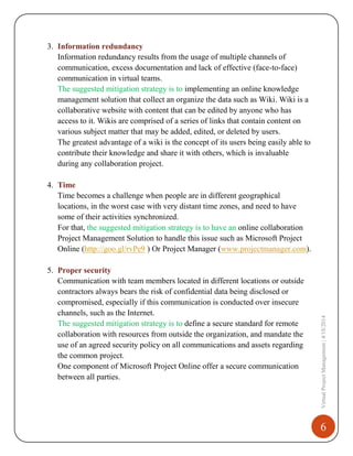 Virtual Project Management | PDF | Web Conferencing | Computer Software and Applications