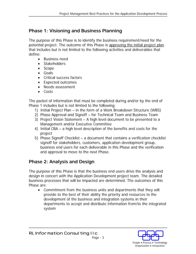 Pm for application development | PDF