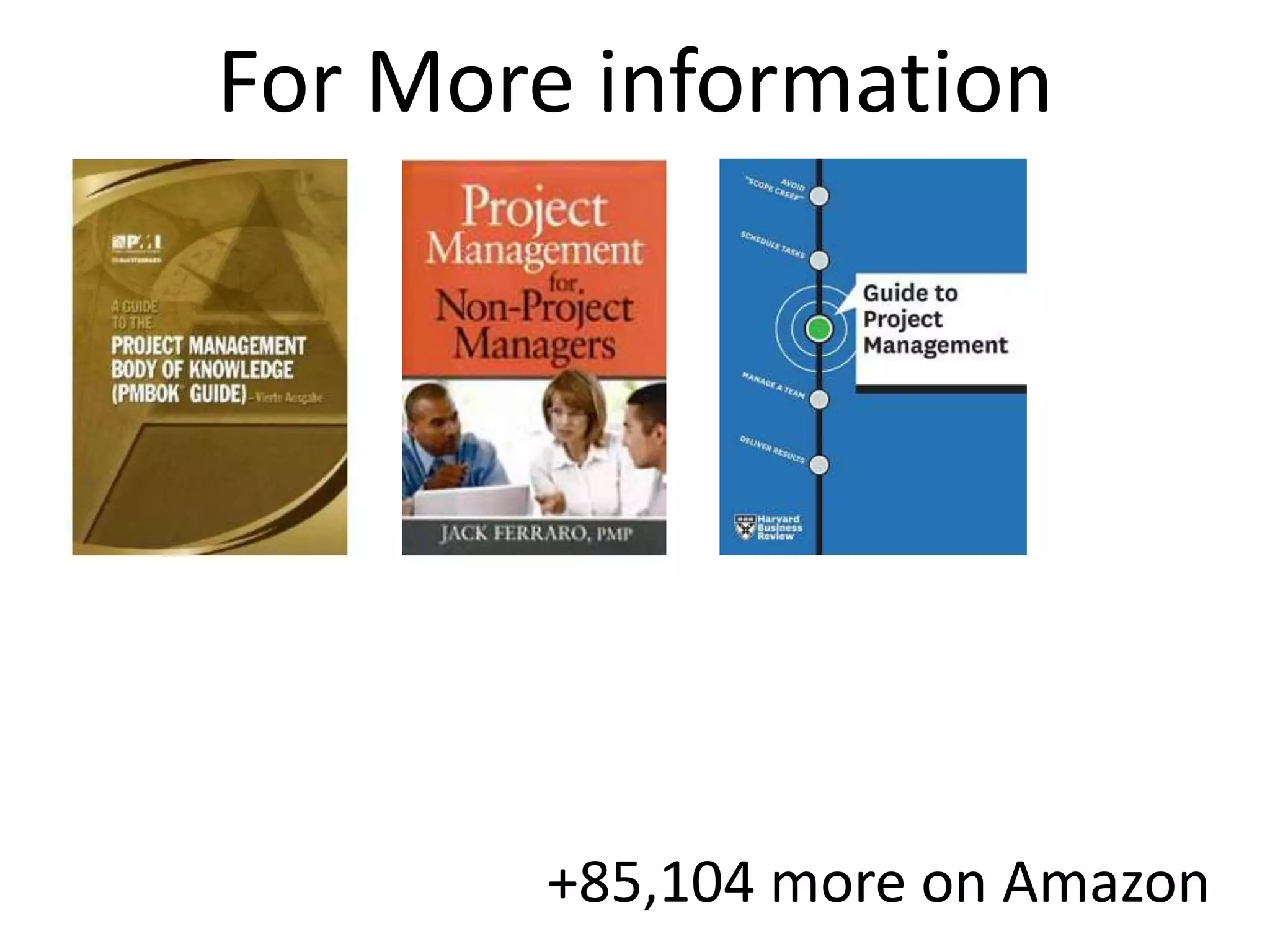 Project Management for non Project Managers | PPTX