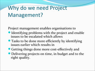 Pm fundamentals | PPT | Business | Business and Finance