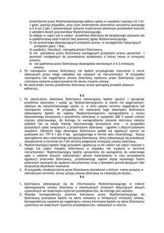 Umowa dzierżawy parkingów przy plażach w Gdańsku | PDF