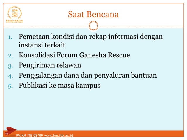 Ganesha Rescue ITB | PPT