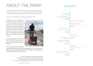 PMHP Annual Report 2018 | PDF | Pregnancy | Reproductive Health