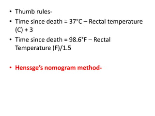 Post Mortem Interval | PPTX