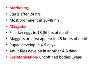 Post Mortem Interval | PPTX