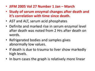 Post Mortem Interval | PPTX