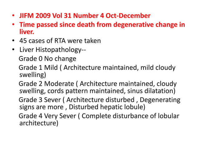 Post Mortem Interval | PPTX
