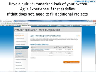 Easy 1-2-3 like Steps for PMI ACP Application Submission for Exam | PPTX
