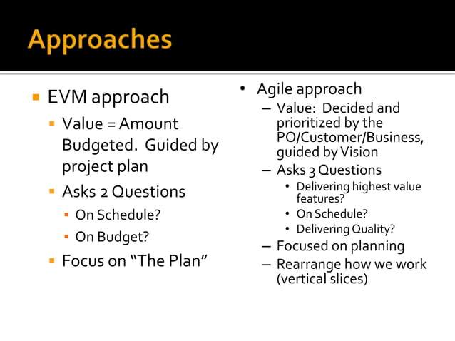 Pmi agile planning, inspection and adaption | PPTX