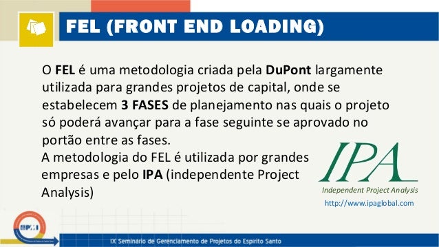 Gerenciamento de Riscos: Uma Abordagem na Metodologia FEL