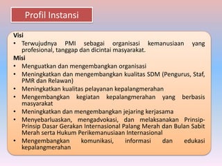 PMI (Palang Merah Indonesia) | PPTX
