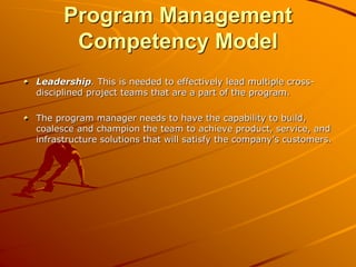 Project Management vs. Program Management: Strategies for Transition ...