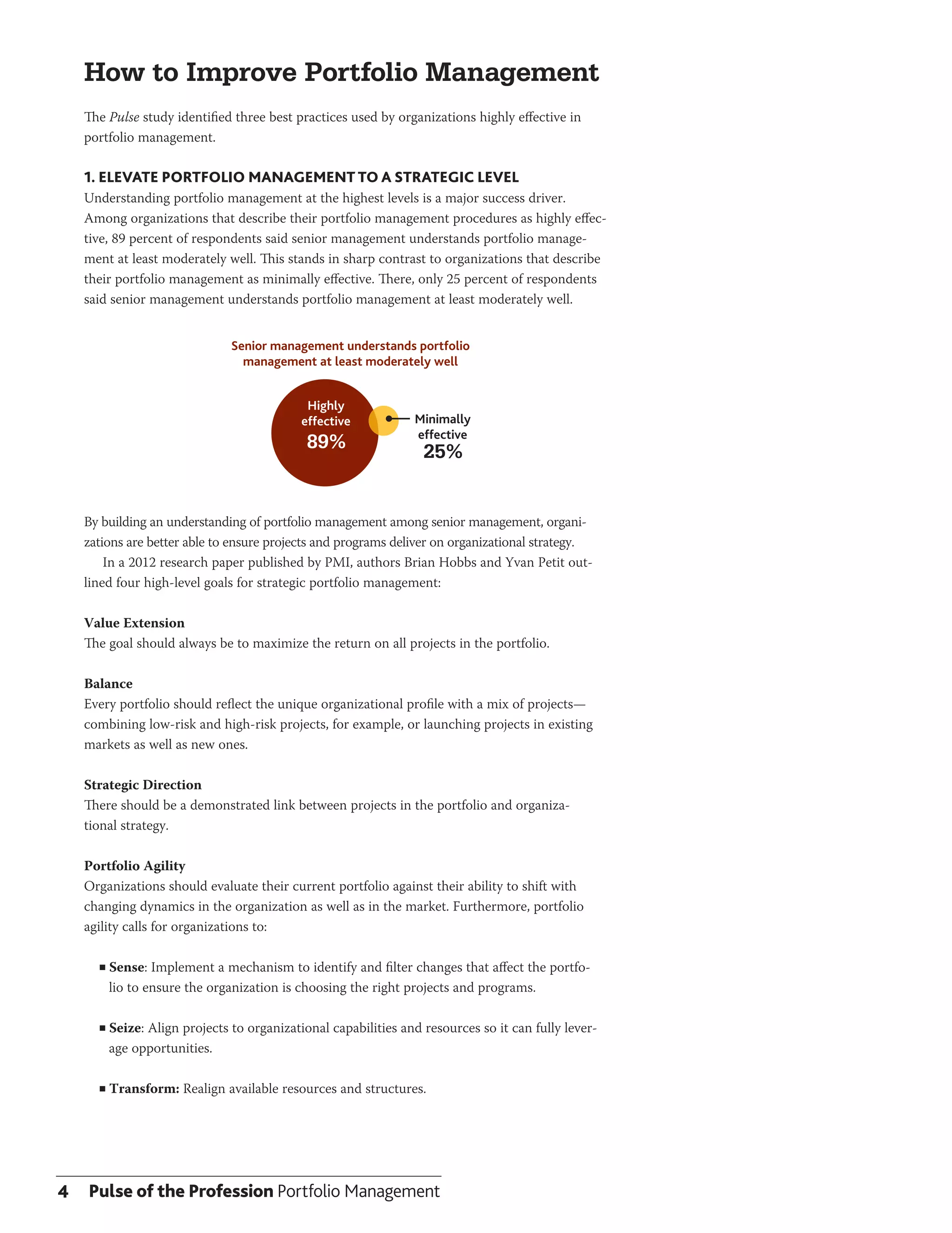 PMI - Portfolio Management | PDF