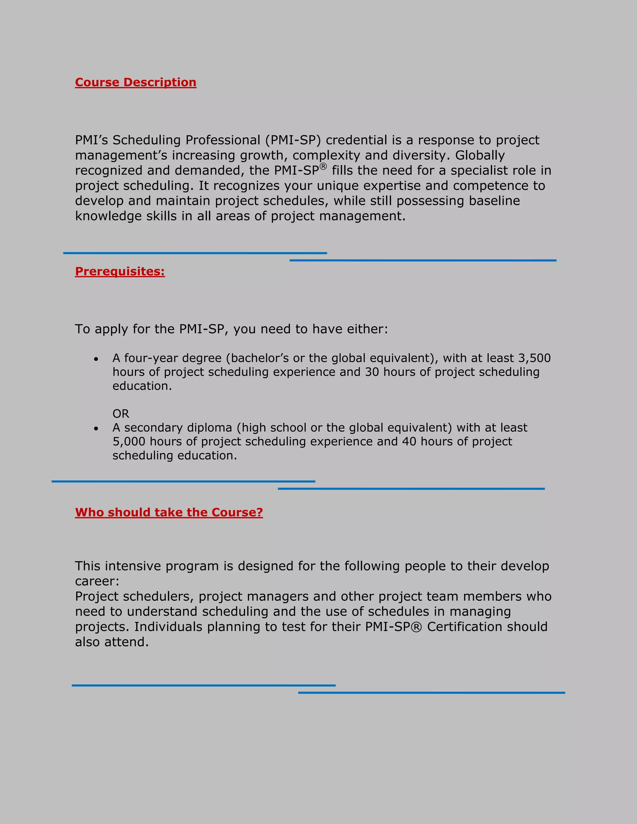 Pmi sp | PDF