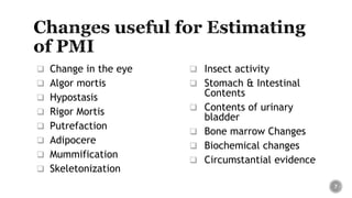 postmortem interval | PPTX