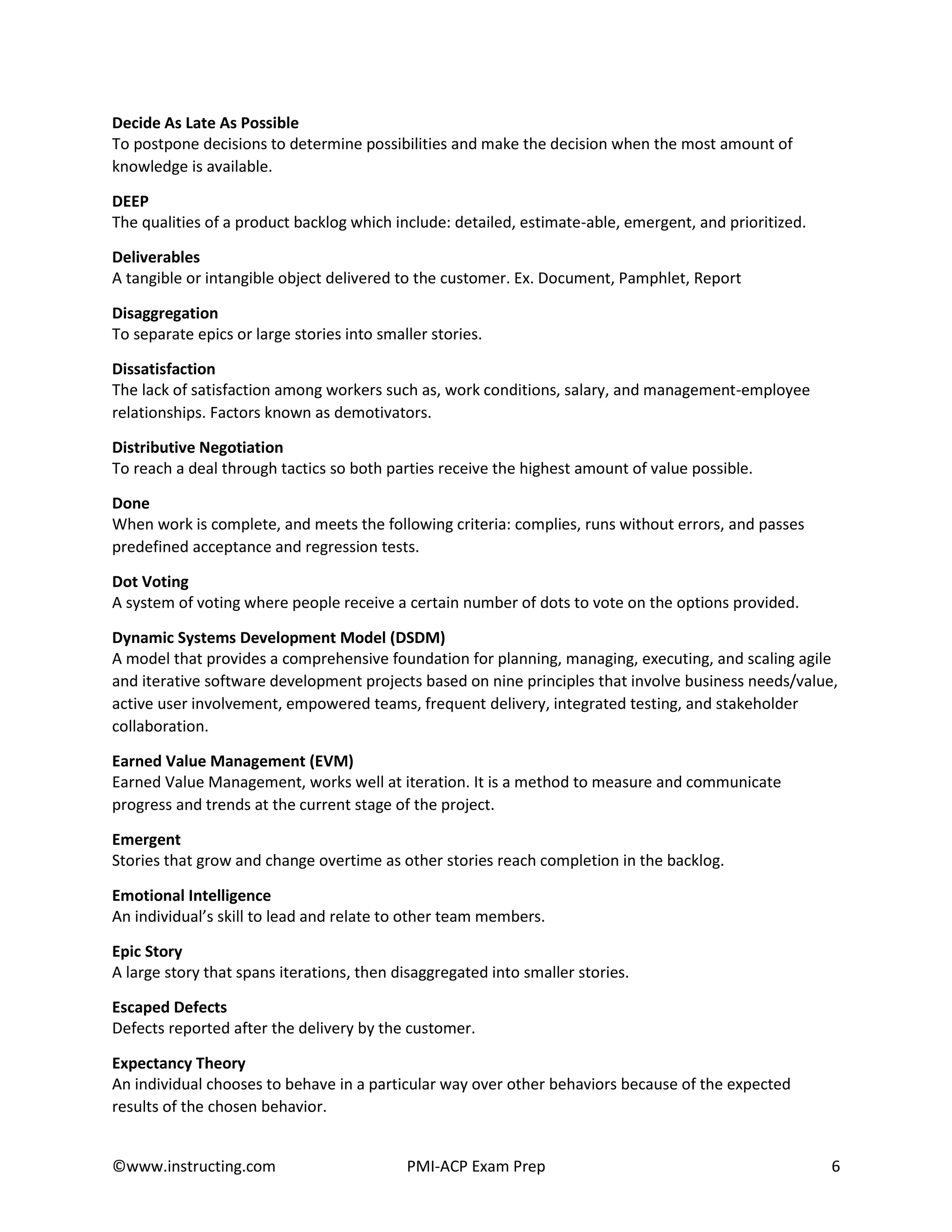 Agile glossary | PDF