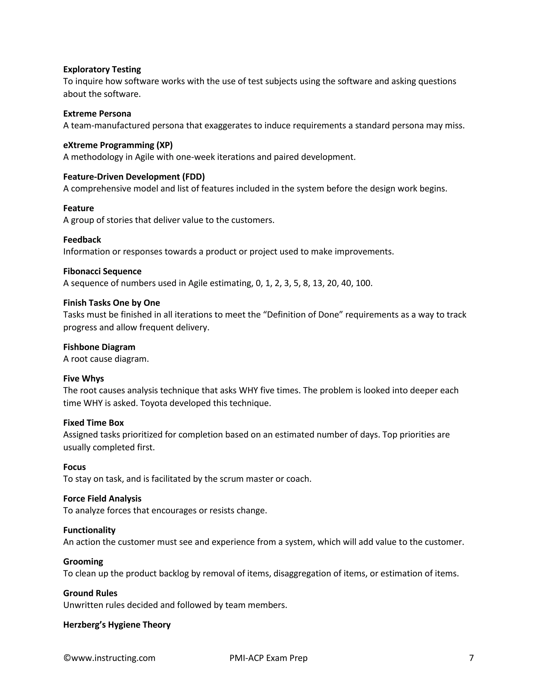 Agile glossary | PDF