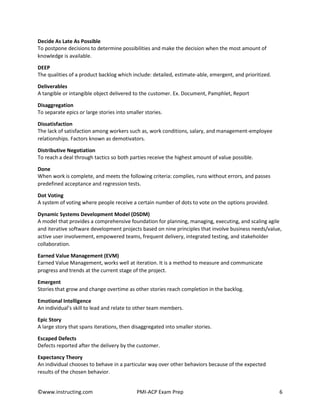 Agile glossary | PDF