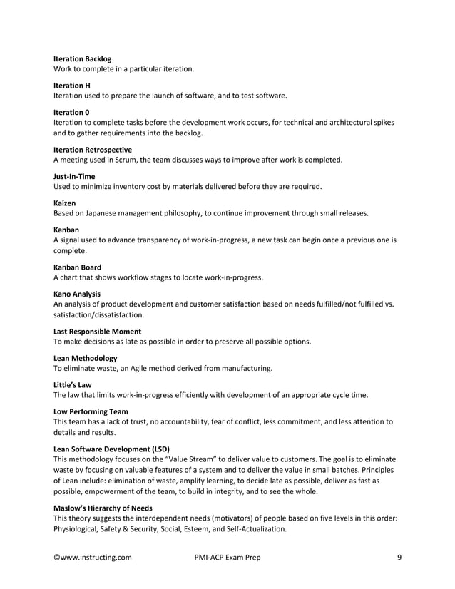 Agile Glossary Pdf Computer Software And Applications Computing