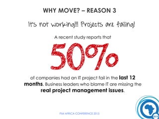 PMI Africa – Moving to incremental iterative approaches for enterprise ...