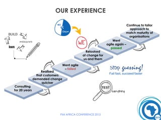 PMI Africa – Moving to incremental iterative approaches for enterprise ...