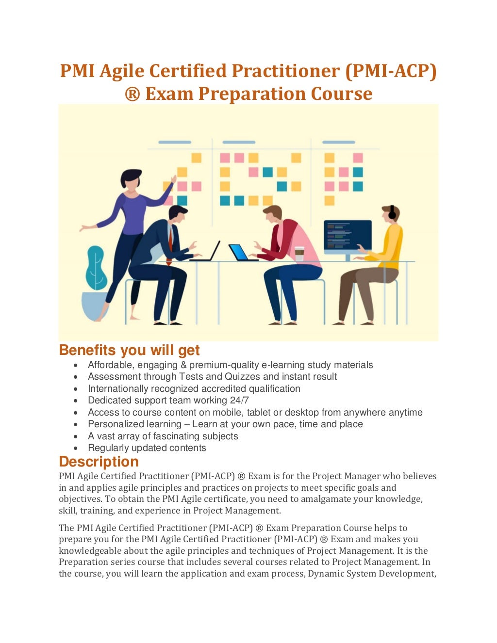 PMI Agile Certified Practitioner (PMI-ACP)® Exam Preparation
