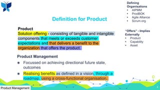 Product Management Strategy and Product Governance | PPT