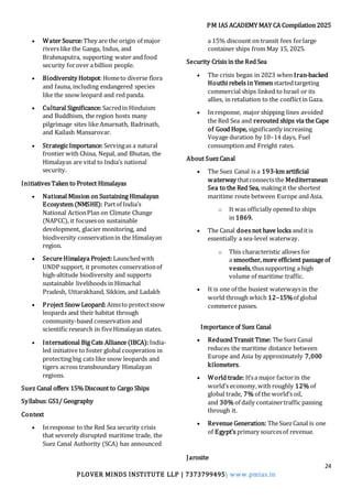 UPSC Current Affairs – May 2025 Monthly Compilation | PDF