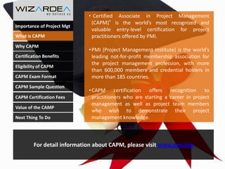 PMI CAPM Overview | PPSX