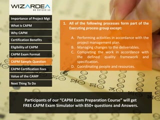 PMI CAPM Overview | PPSX