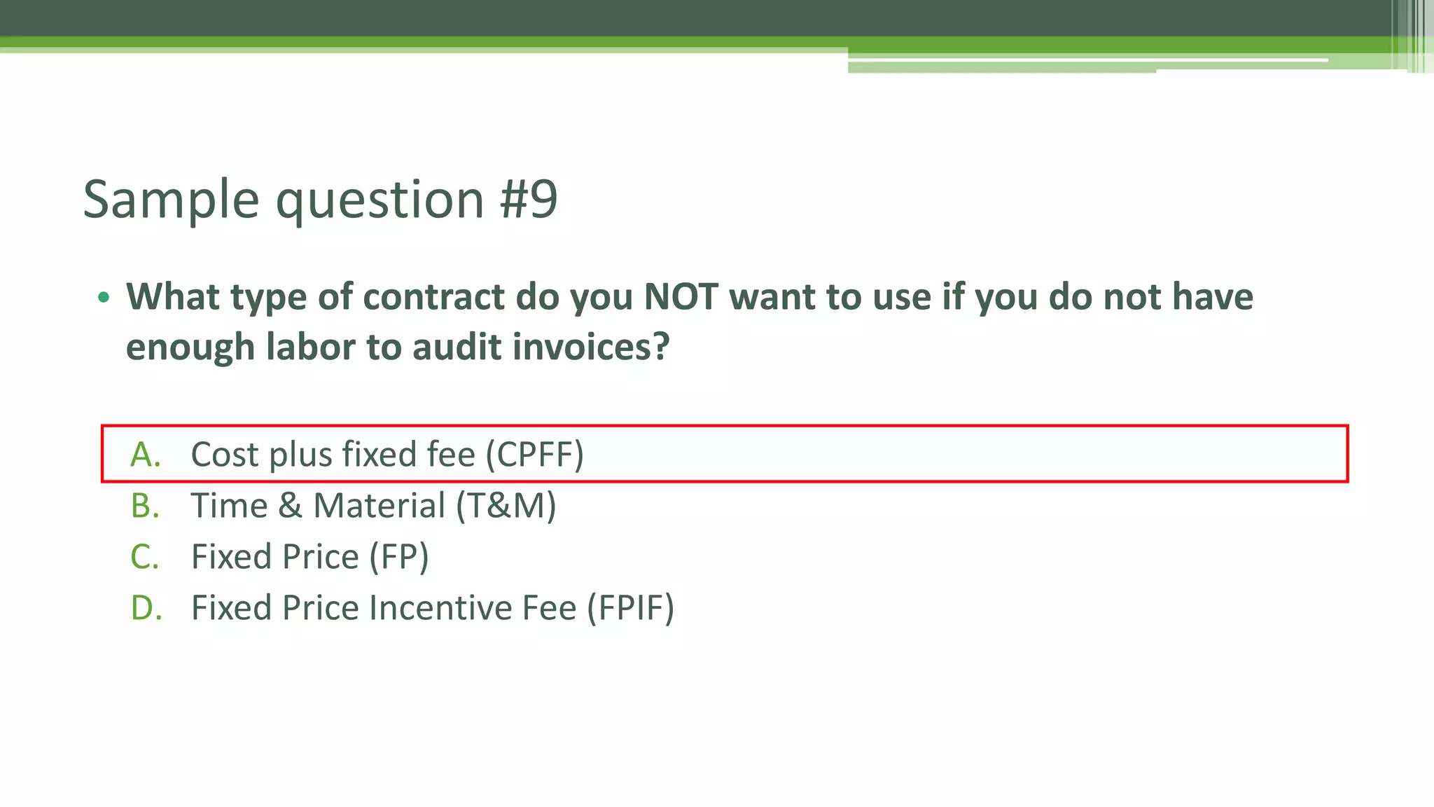 Project Procurement Management - PMP preparation course | PPTX