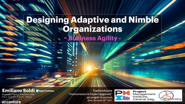Designing adaptive and nimble organizations | PPT