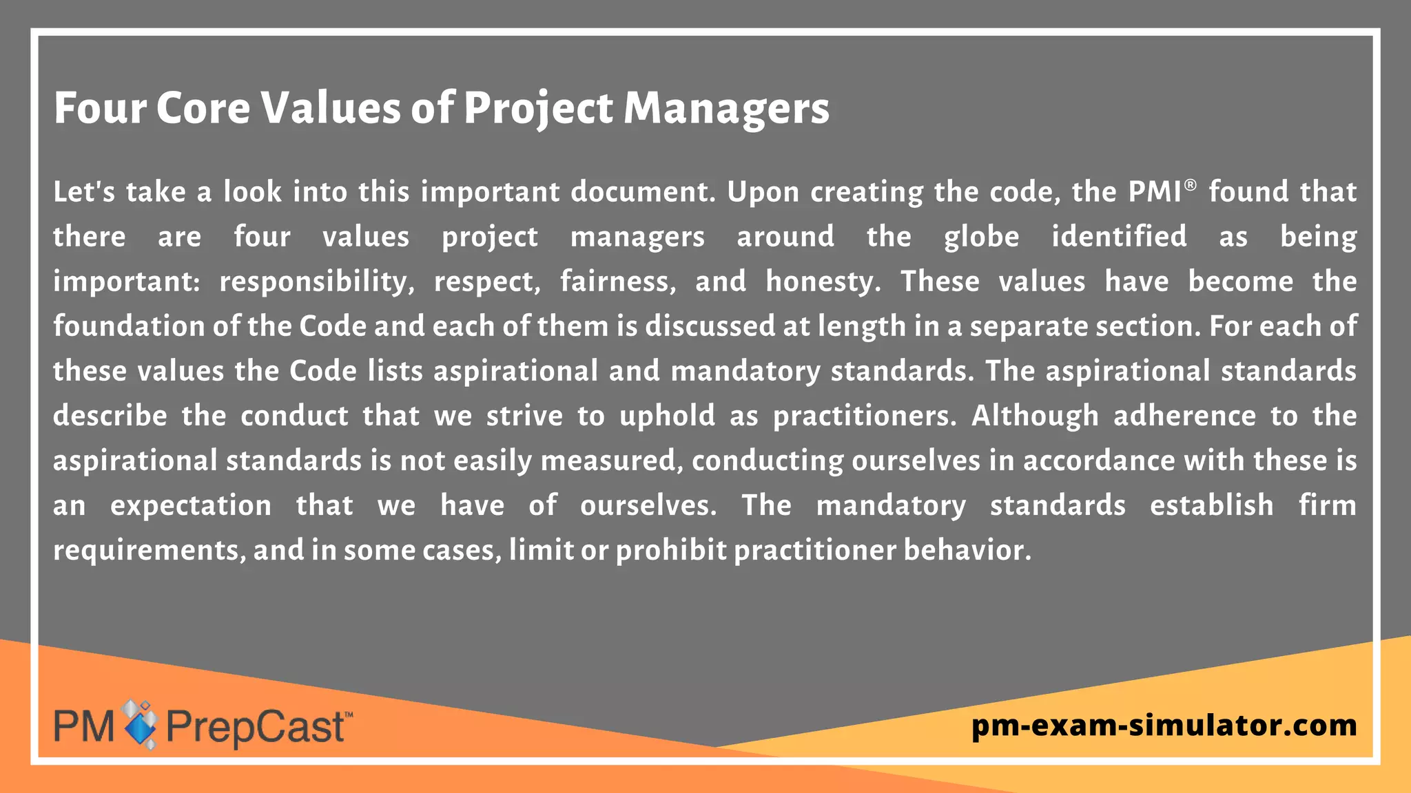 PMI® Code of Ethics and Professional Conduct for PMP® | PDF