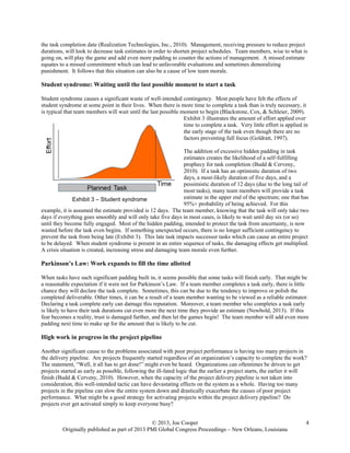 Improving Focus, Predictability, and Team Morale on Projects | PDF