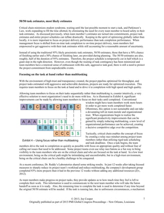 Improving Focus, Predictability, and Team Morale on Projects | PDF