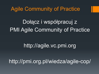 PMI Agile CoP | PPTX