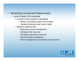 Presentation Classification Of Schedule Types | PPT