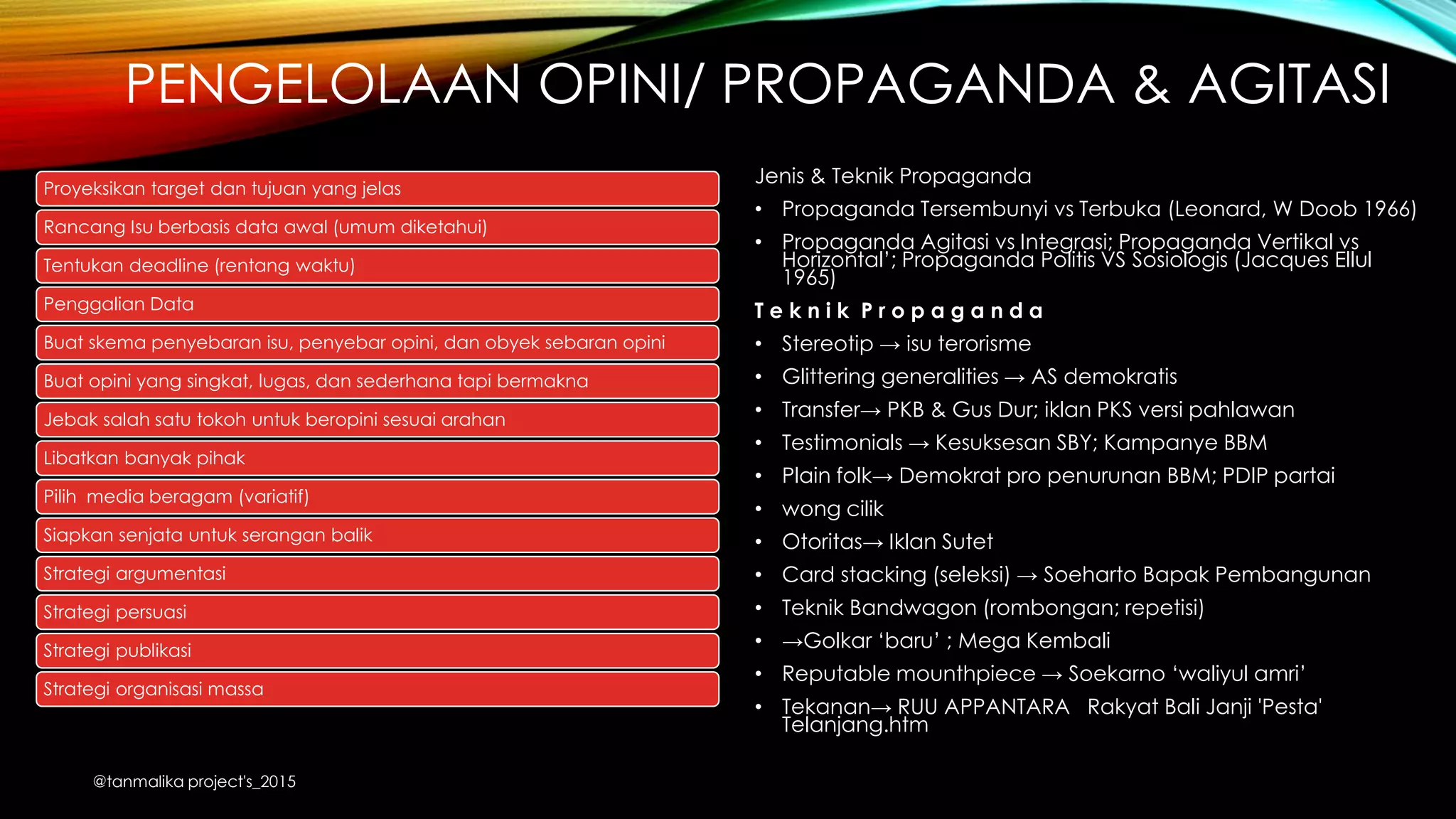 Pmii dalam perang asimetris | PPTX