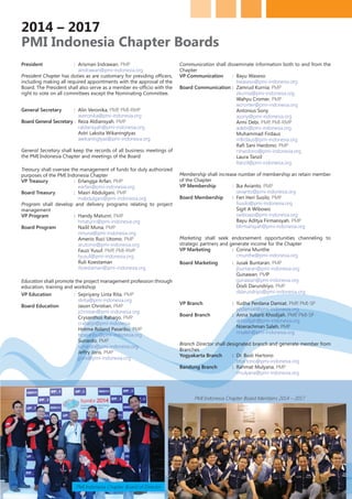 PMI Indonesia Chapter Profile | PDF
